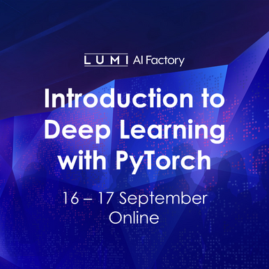 Introduction to Deep Learning with PyTorch - e-infra.cz